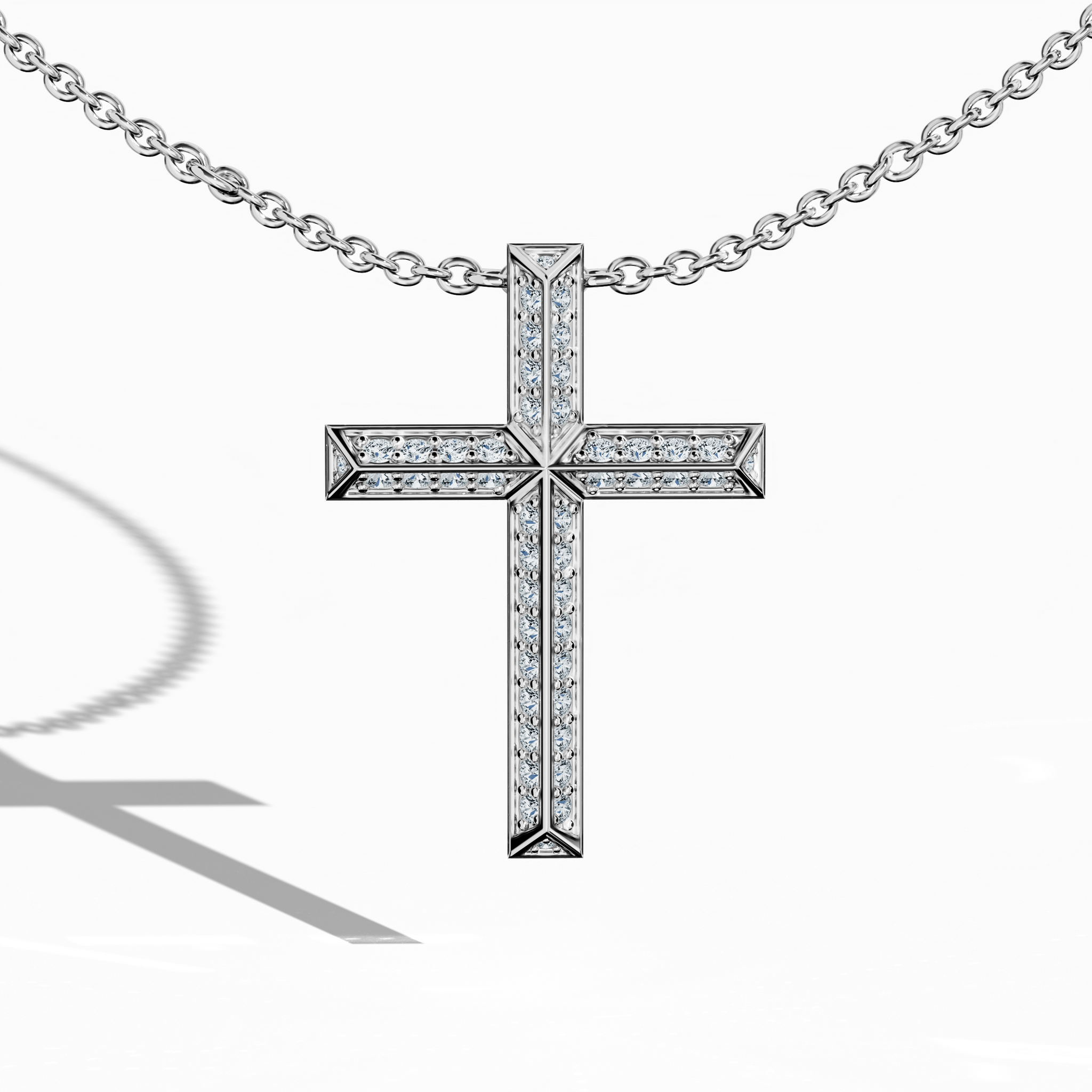 Men's Cross Pendants - 18k Gold and Diamonds | Made in Dubai