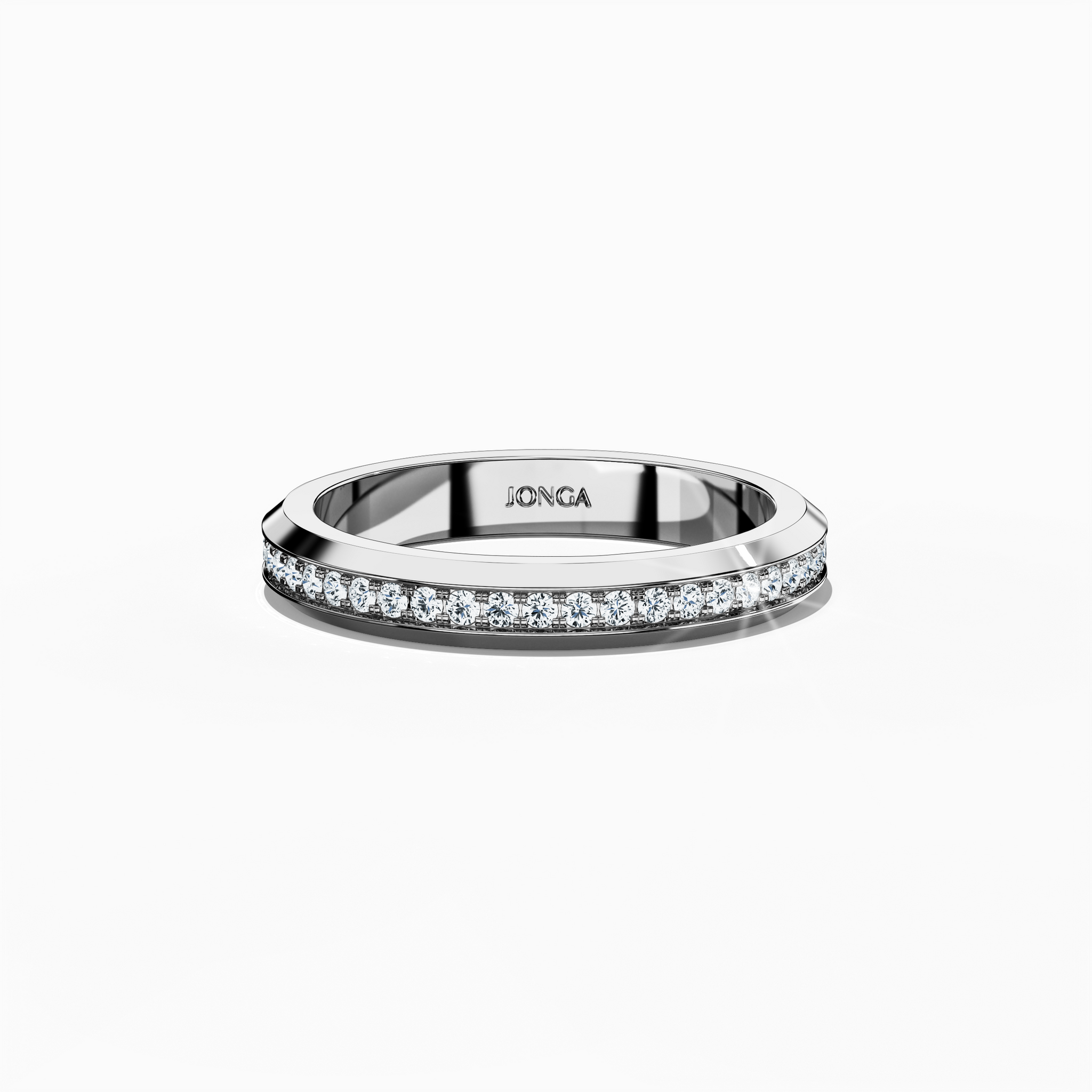 Wedding Band: Timeless Gold & Diamond Elegance | Designed by Jonga®